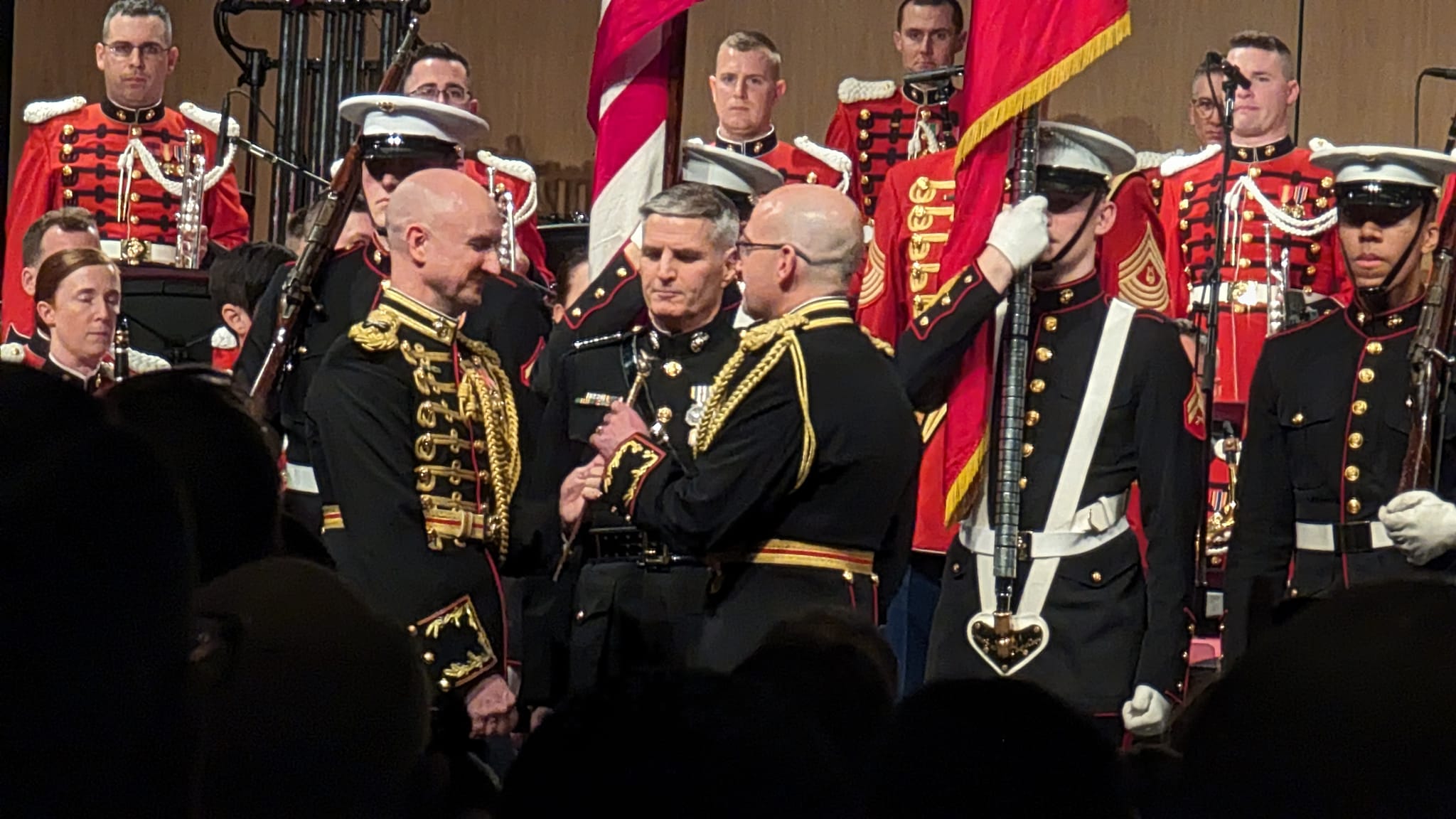 Peaceful Transfer of Power: The US Marine Band’s Historic Passing of ...